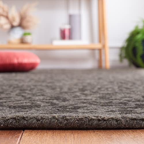 Safavieh Dip Dye Collection 3' x 5' Dark Grey DDY151H Handmade Wool Area Rug