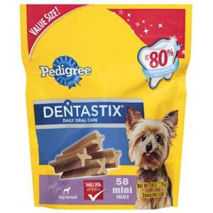 pedigree dentastix toy/small, original, 58 treats