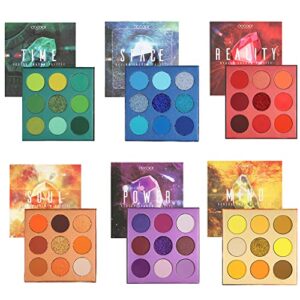 docolor eyeshadow palette 54 colors gemstone eye shadow palette highly pigmented mattes glitter shimmers naked smokey cream powder blendable long lasting waterproof colorful professional makeup palette