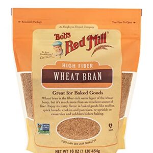 Bob's Red Mill Wheat Bran, 16-ounce (Pack of 4)