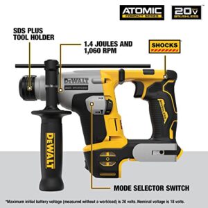 DEWALT 20V SDS MAX Hammer Drill, Cordless, 5/8 in., Tool Only (DCH172B)