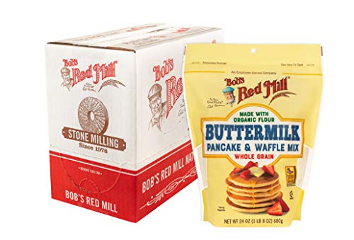 Bob's Red Mill Buttermilk Pancake & Waffle Mix, 24-ounce (Pack of 4)