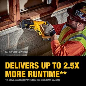 DEWALT 20V MAX* XR Reciprocating Saw, Compact, Tool Only (DCS367B)