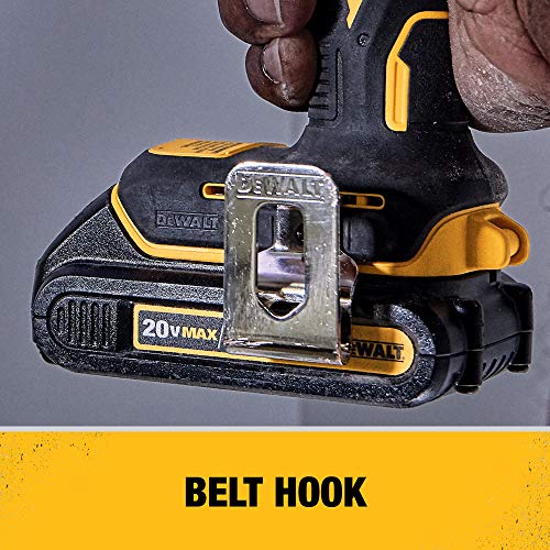 DEWALT ATOMIC 20V MAX* Impact Driver, Cordless, Compact, 1/4-Inch, Tool Only (DCF809B)