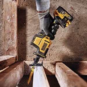 DEWALT ATOMIC 20V MAX* Reciprocating Saw, One-Handed, Cordless, Tool Only (DCS369B)