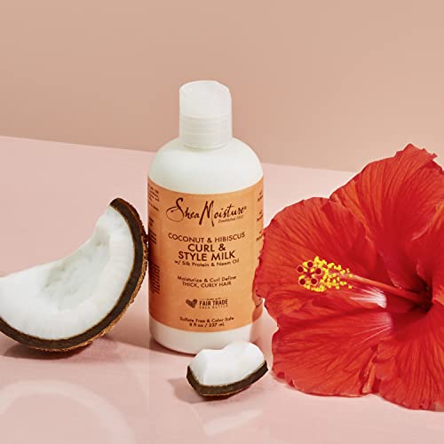 SheaMoisture Coconut & Hibiscus Curl & Style Milk 8 oz