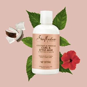 SheaMoisture Coconut & Hibiscus Curl & Style Milk 8 oz