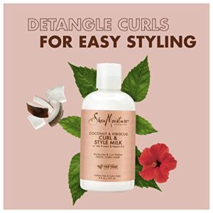 SheaMoisture Coconut & Hibiscus Curl & Style Milk 8 oz