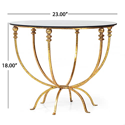 Christopher Knight Home Pronghorn Coffee Table, Gold + Black