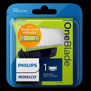 Philips Norelco Genuine OneBlade Replacement Blade, 1 Count, QP210/80