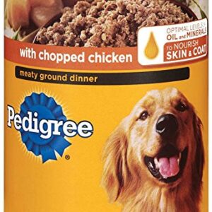 Pedigree Meaty Ground Dinner Multipack Chicken And Beef Dog Food 13.2 Ounces (Two 12-Can Cases)