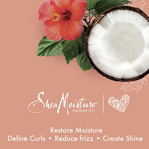 Sheamoisture Curl Enhancing Smoothie for Thick, Curly Hair Coconut and Hibiscus Sulfate and Paraben Free 20 oz