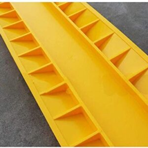 Threshold Ramp Floor Cable Cover,Yellow Stripes Cable Channel Extra Long Plastic Floor Cable Wires Safety Cover Easy Edge Threshold Ramps Practical