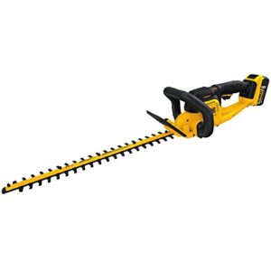 dewalt 20v max* cordless hedge trimmer, 5.0 ah, 22-inch (dcht820p1)