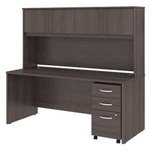 bush business furniture studio c desk, 72w x 30d, storm gray