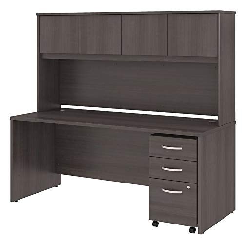 Bush Business Furniture Studio C Desk, 72W x 30D, Storm Gray