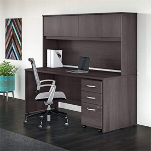 Bush Business Furniture Studio C Desk, 72W x 30D, Storm Gray