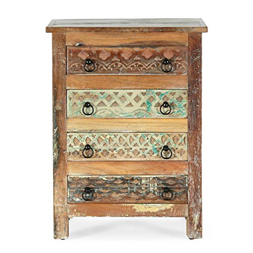 Christopher Knight Home Conwell 4 Drawer Chest, Antique White, 22.50 x 18.00x 30.50 inches