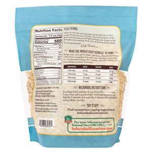 Bob's Red Mill Organic Extra Thick Rolled Oats, 32 oz, Pack of 1