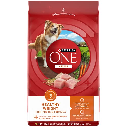 Purina ONE Plus Healthy Weight High-Protein Dog Food Dry Formula - 8 Lb. Bags