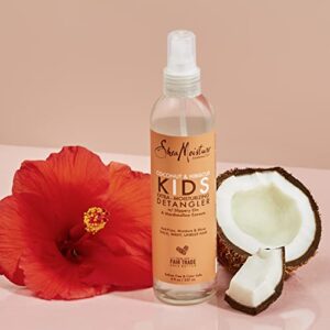 Sheamoisture Kids Extra Moisturizing Detangler for Curly Hair Coconut and Hibiscus Kids Detangler with Shea Butter 8 oz