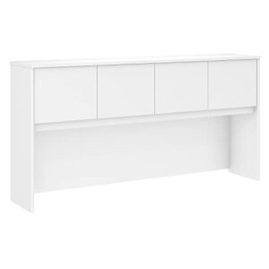 bush business furniture studio c 72w desk hutch, white