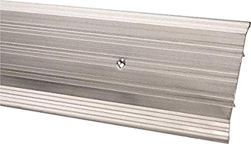 Pemko Aluminum Fluted Saddle Threshold, Mill Finish, 5"W x 72"L x 1/2"H