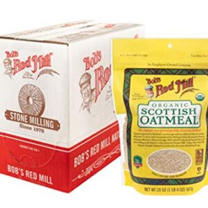 Bob's Red Mill Organic Scottish Oatmeal, 20-ounce (Pack of 4)