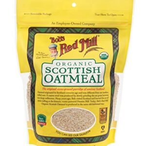 Bob's Red Mill Organic Scottish Oatmeal, 20-ounce (Pack of 4)