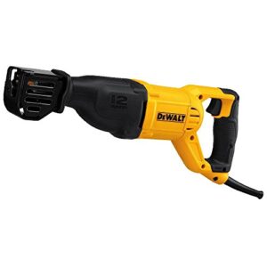 dewalt reciprocating saw, corded, 12-amp (dwe305)