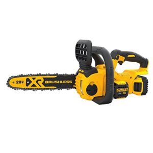 dewalt 20v max* xr chainsaw kit, 5-ah battery, 12-inch (dccs620p1)