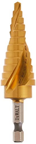 DEWALT Step Drill Bit, Impact Ready, 3/16-Inch-7/8-Inch (DWA1786IR)