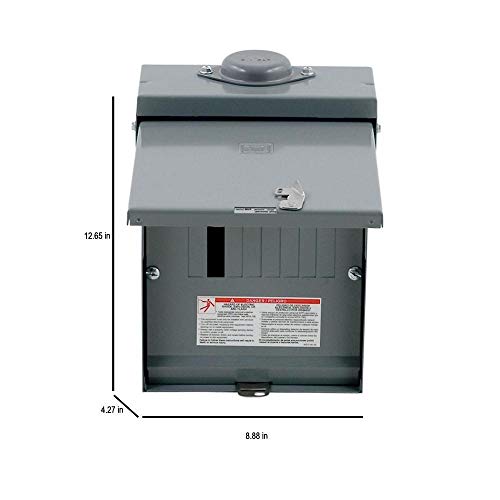 SCHNEIDER ELECTRIC Load Center Qo Mlo 240-Volt 100-Amp 1-Phase 6Sp QO612L100RB Molded Case Circuit Breaker 600V 200A