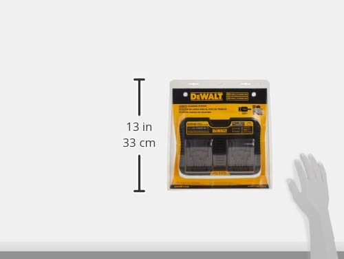 DEWALT 12/20V MAX Charging Station/Dual Charger for Jobsite (DCB102) , Black