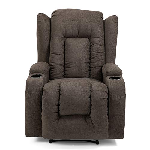 Christopher Knight Home Lavonia Massage Recliner, Brown + Black