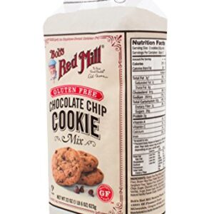 Bob's Red Mill Gluten Free Chocolate Chip Cookie Mix, 22 Oz (4 Pack)