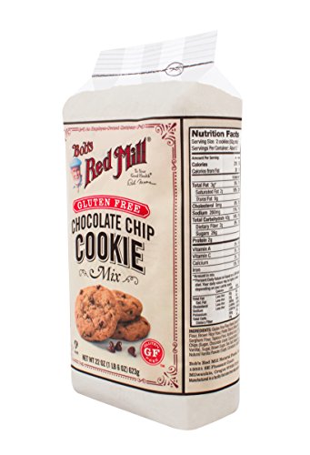 Bob's Red Mill Gluten Free Chocolate Chip Cookie Mix, 22 Oz (4 Pack)