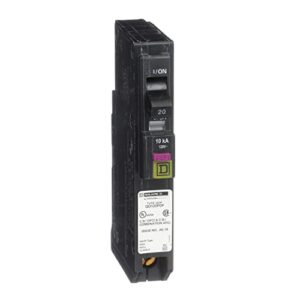 square d – qo120pdfc qo plug-on neutral 20 amp single-pole dual function (cafci and gfci) circuit breaker