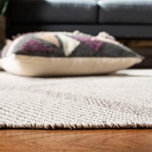 Safavieh Montauk Collection 10' x 14' Grey MTK821A Handmade Cotton Living Room Dining Bedroom Area Rug