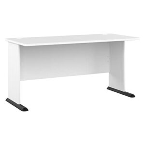 bush business furniture studio a gaming desk, 60w, white