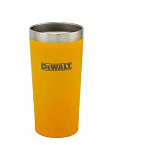 DEWALT Stainless Steel Tumbler, Yellow, 20 Ounce, 1 Count (Pack of 1)