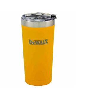 DEWALT Stainless Steel Tumbler, Yellow, 20 Ounce, 1 Count (Pack of 1)