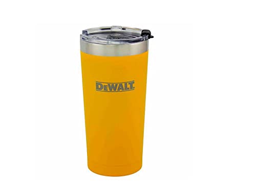 DEWALT Stainless Steel Tumbler, Yellow, 20 Ounce, 1 Count (Pack of 1)