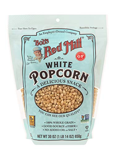 Bob's Red Mill Whole White Popcorn, 30-ounce (Pack of 4)