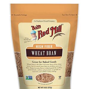 Bob's Red Mill Wheat Bran, 8 Oz (Pack of 4)