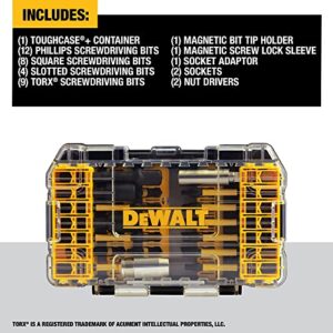 DEWALT FlexTorq Impact Driver Bit Set, 40-Piece (DWA2NGFT40IR)