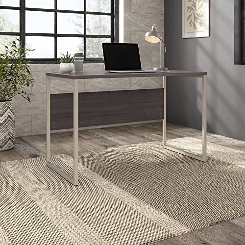 Bush Business Furniture Hybrid Computer Table Desk with Metal Legs, 48W x 24D, Storm Gray