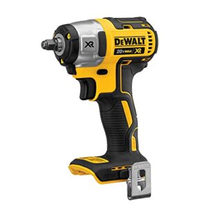 dewalt 20v max xr cordless impact wrench with hog ring, 3/8-inch, tool only (dcf890b)