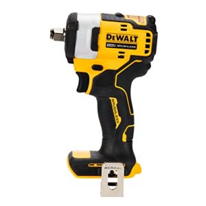 dewalt dcf911b 20v max* 1/2″ impact wrench with hog ring anvil (tool only)