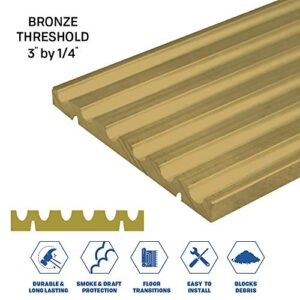 3376BR Bronze Threshold (72")